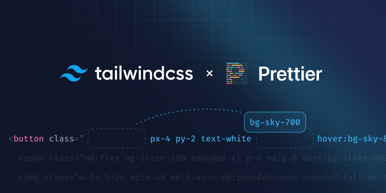 Automatic Class Sorting With Prettier TailwindCSS TailwindCSS 