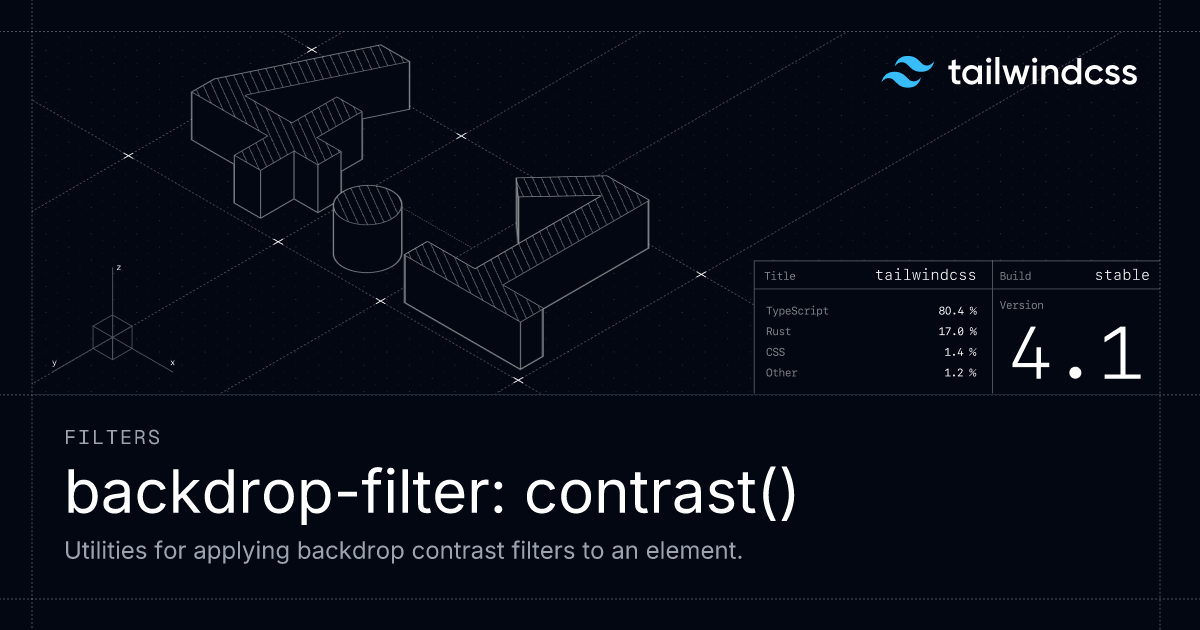 backdrop-filter: contrast() - Filters - Tailwind CSS
