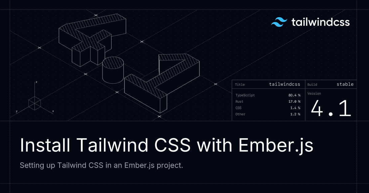 Install Tailwind Css With Emberjs Tailwind Css