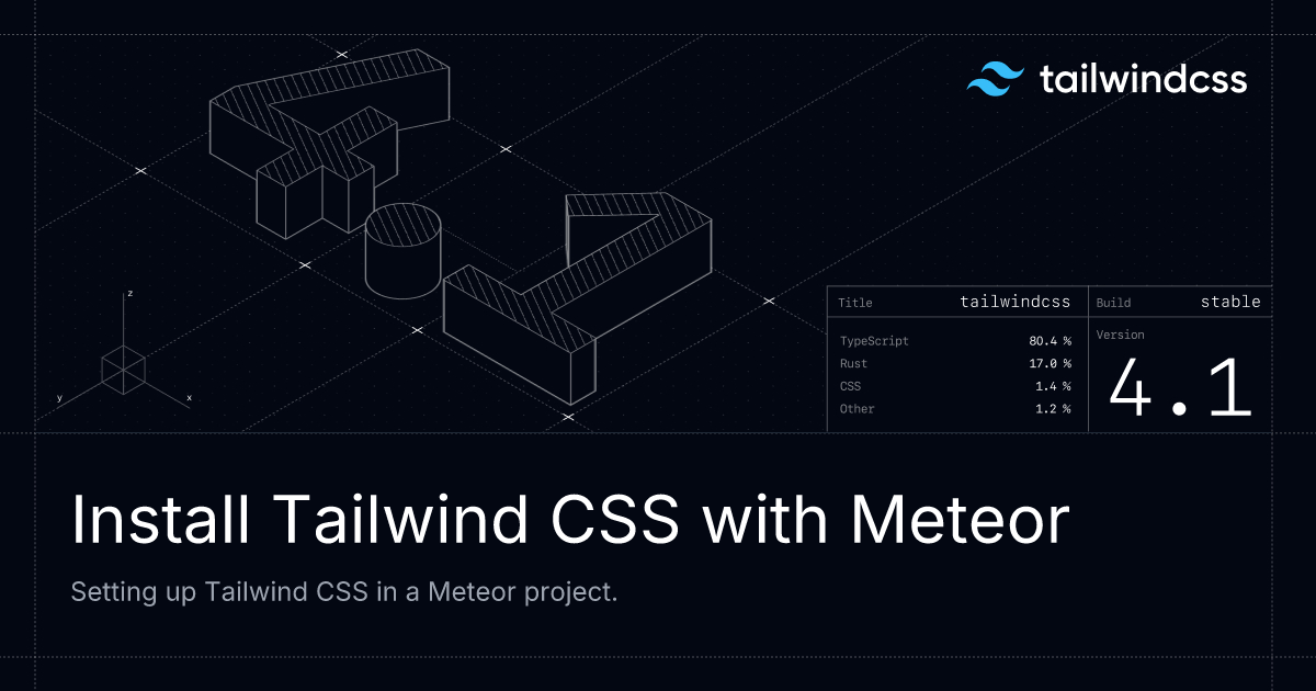 Install Tailwind Css With Meteor Tailwindcss中文文档 Tailwindcss中文网 6049