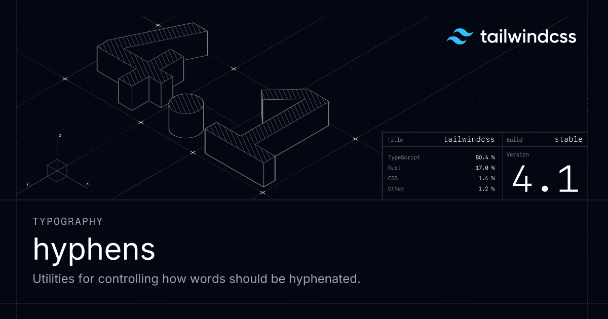 Hyphens Typography Tailwind Css
