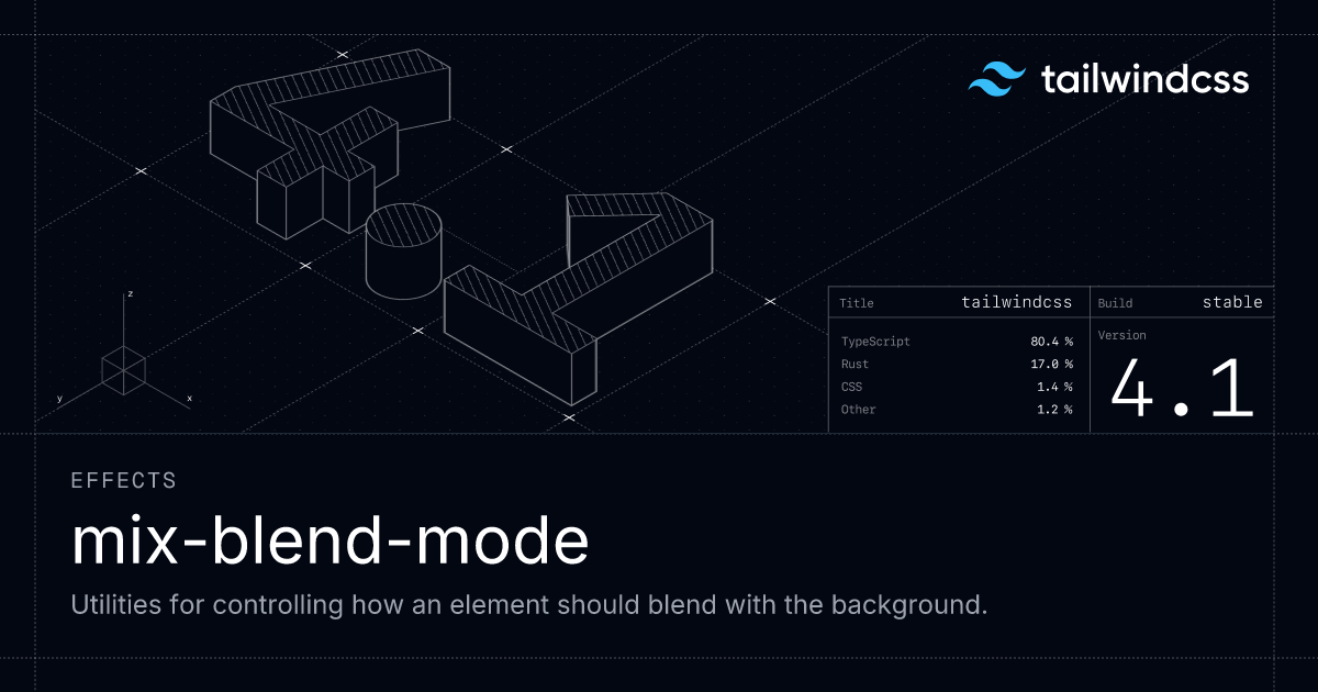 Mix Blend Mode Tailwind Css