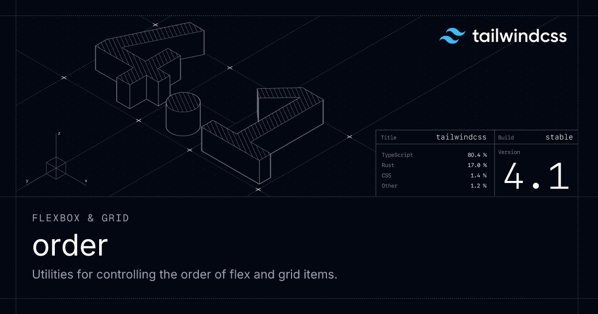 Order Flexbox And Grid Tailwind Css