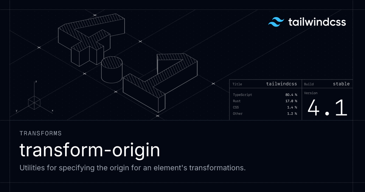 Transform Origin Transforms Tailwind Css