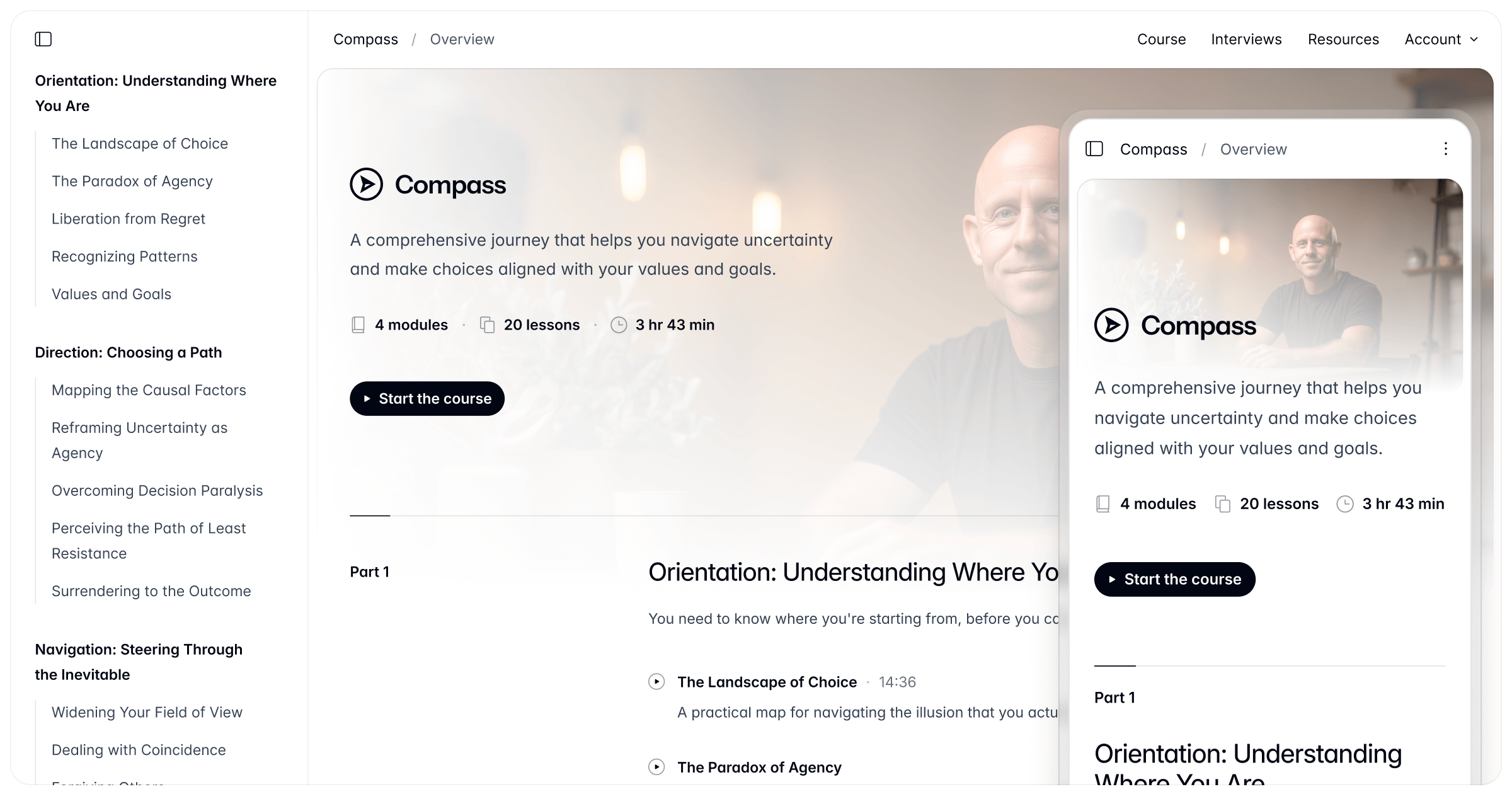 Compass - Tailwind CSS Course Template